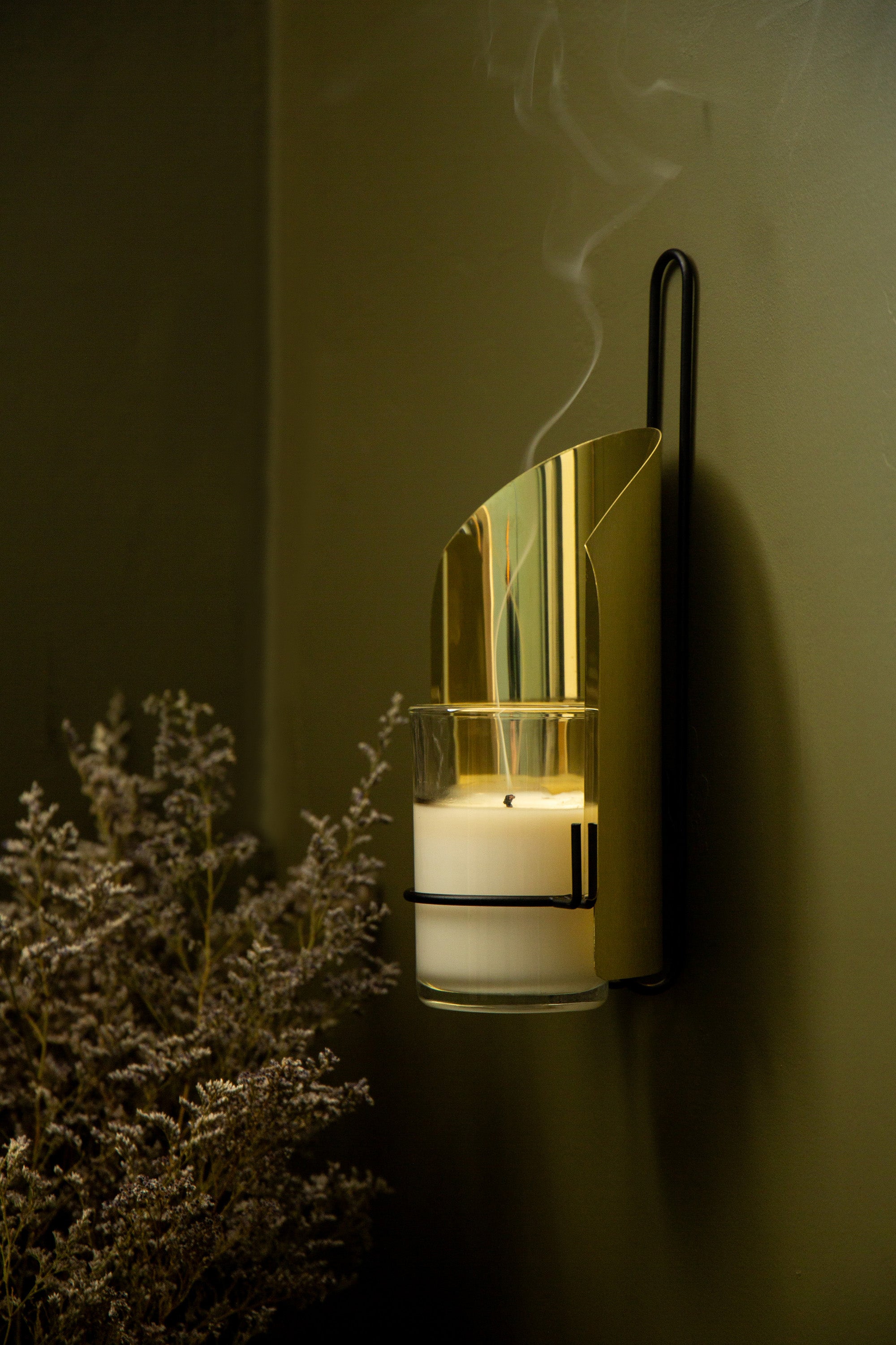 Vertical Candle Sconce 2 Lifestyle – Ravenhill Studio